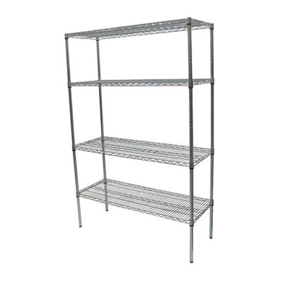 Öztiryakiler Stainless 4 Layers Grid Table Stacking Rack, 46x91x183 cm ...