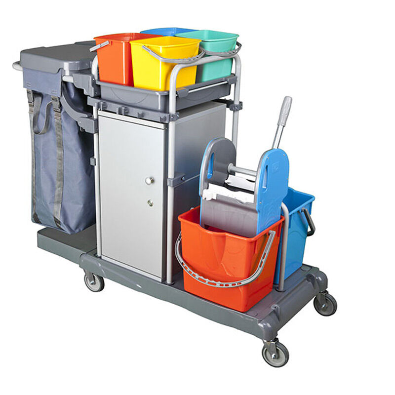 Üçtem KA801SB Smart Wardrobe Floor Trolley, 1 Garbage Compartment ...