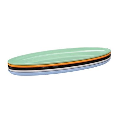 Zicco K-1453 Long Melamine Display Plate, 65x20x4 cm, Black Price