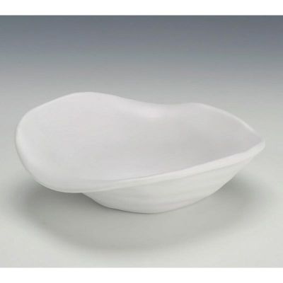 Zicco K-9850 Stone Model Melamine Display Plate, 24x29 cm, White Price